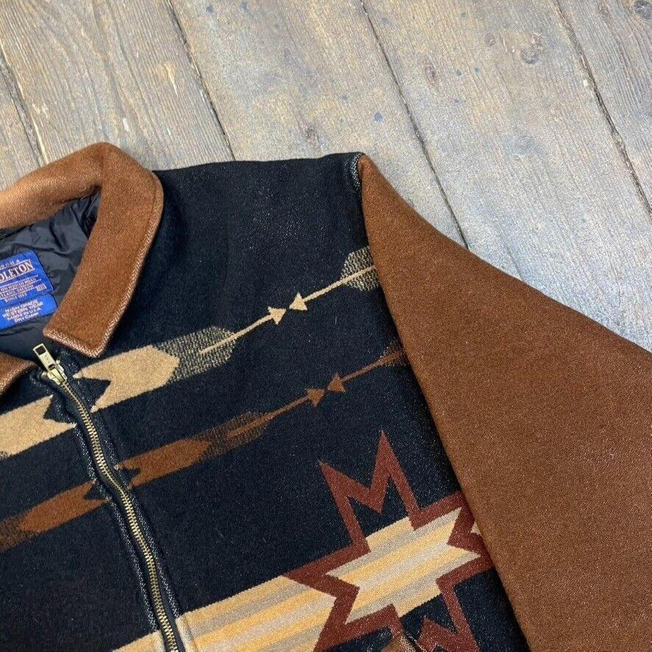 Pendleton Bomber Jacket Navaho USA Vintage Aztec... - Depop