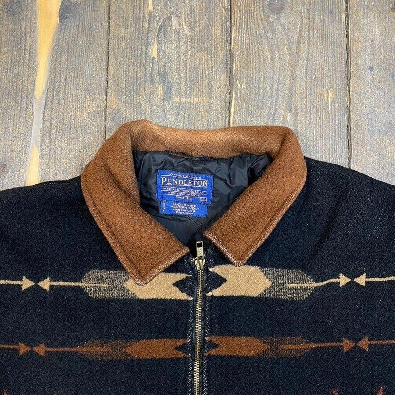 Pendleton Bomber Jacket Navaho USA Vintage Aztec... - Depop