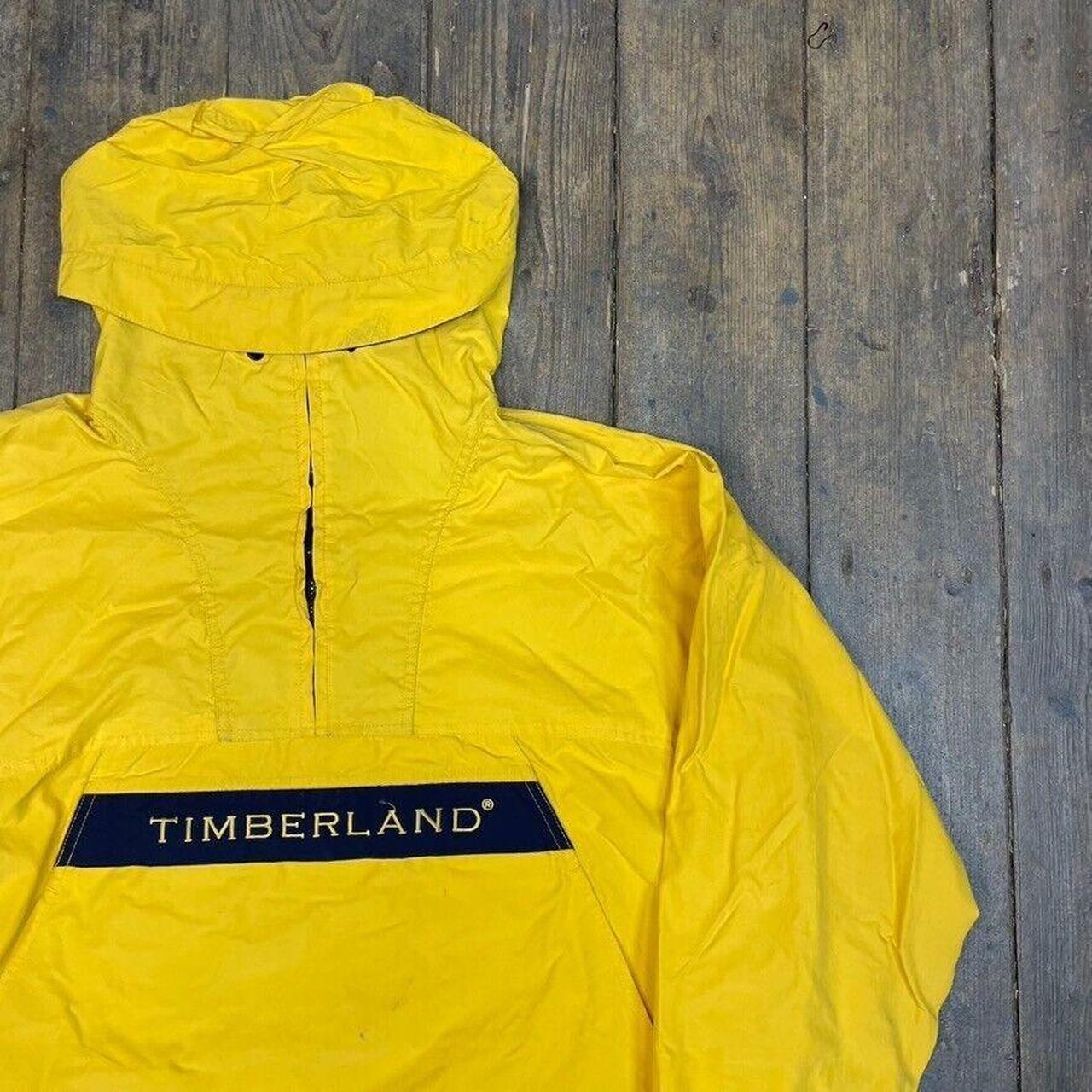 Timberland Weathergear Rain Coat 90s Half Zip... - Depop
