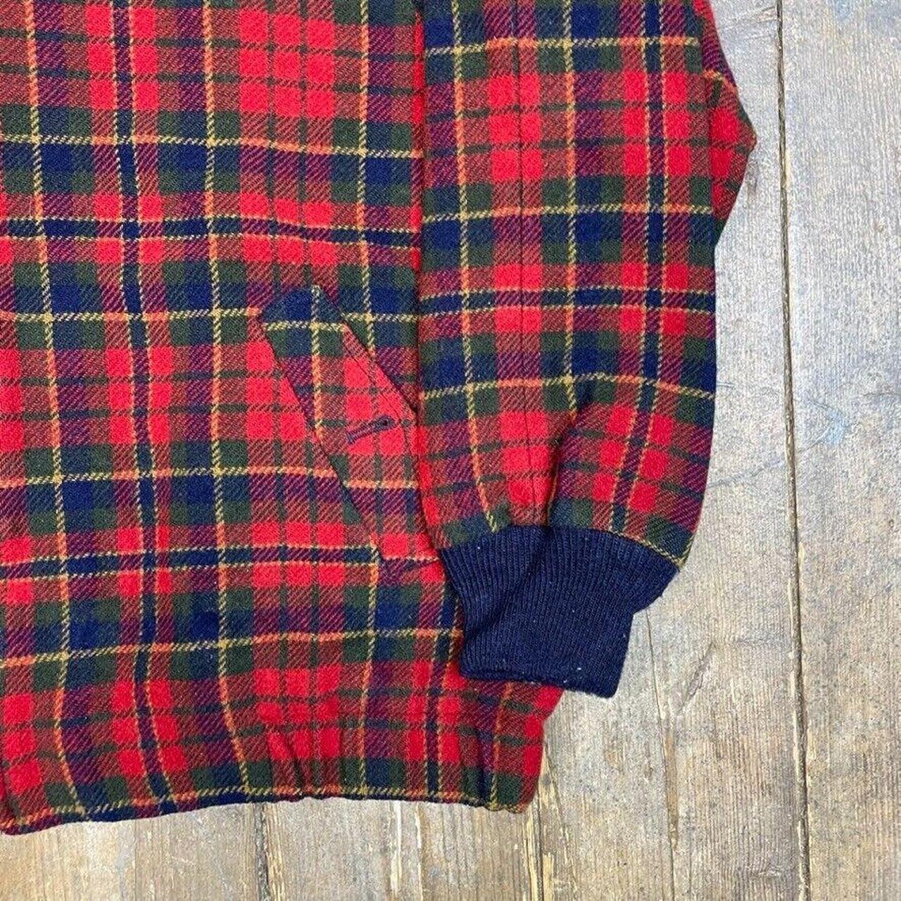 Pendleton Bomber Jacket Tartan Check Vintage Full... - Depop