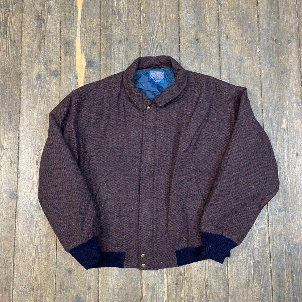 Pendleton Bomber Jacket USA LOBO Vintage Full Zip... - Depop