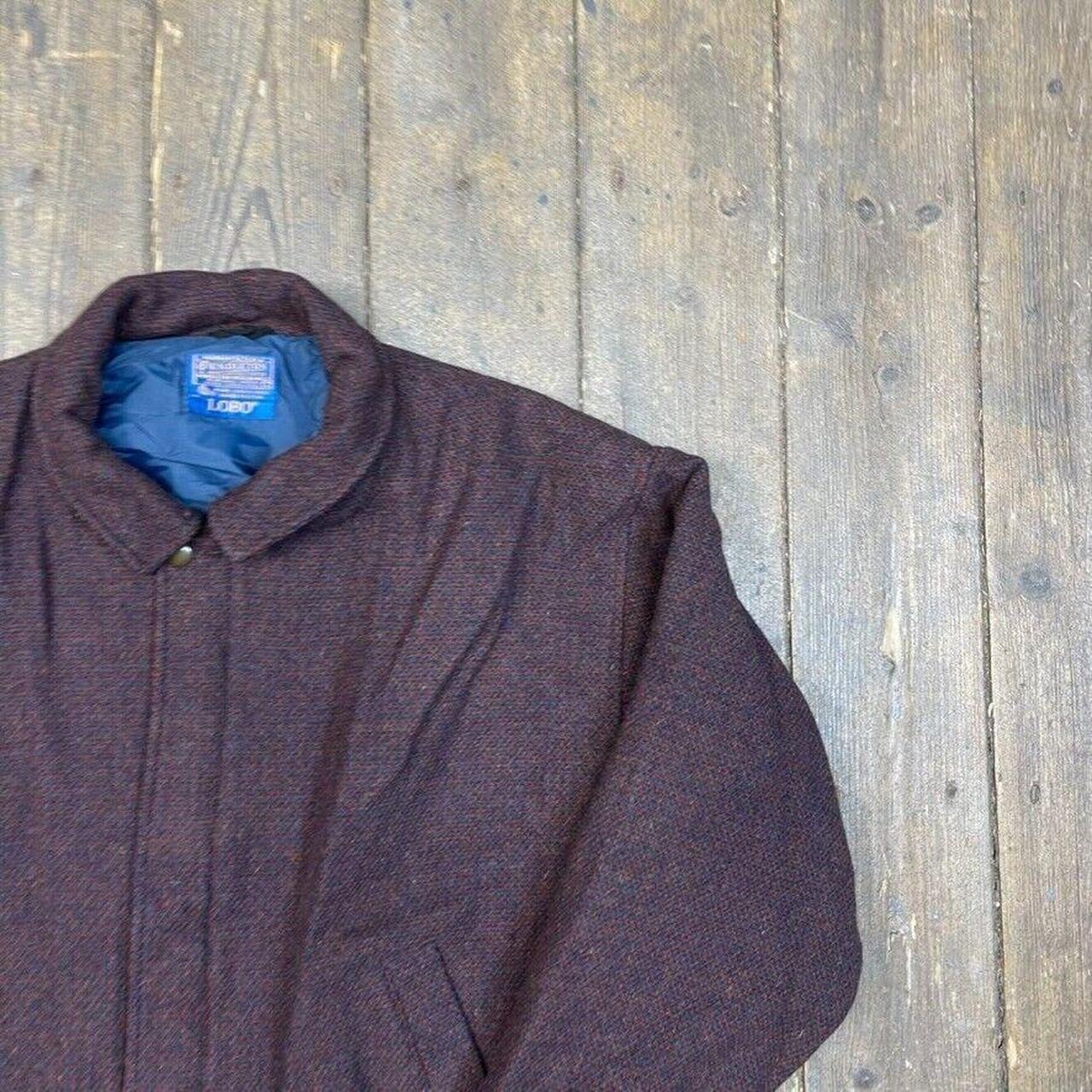 Pendleton Bomber Jacket USA LOBO Vintage Full Zip... - Depop