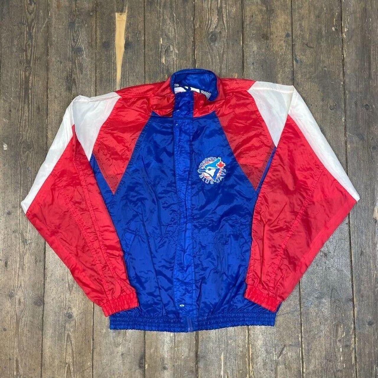 Logo Athletic MLB Track Jacket Toronto Blue Jays... - Depop