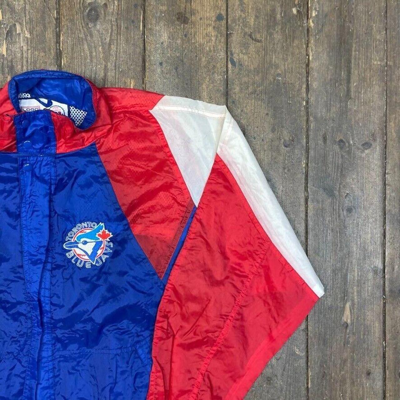 Logo Athletic MLB Track Jacket Toronto Blue Jays... - Depop