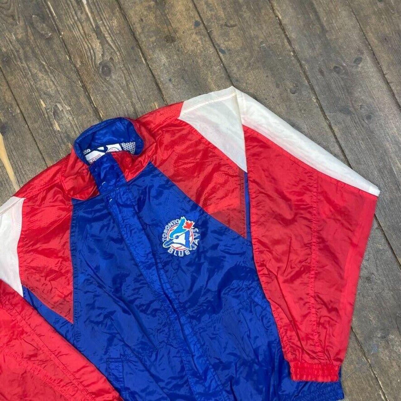 Logo Athletic MLB Track Jacket Toronto Blue Jays... - Depop