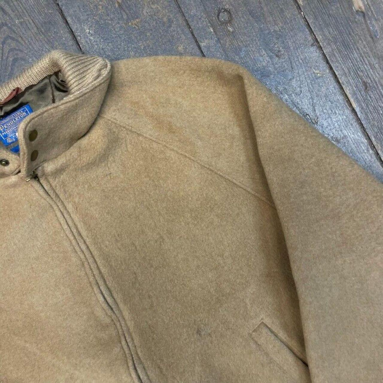 Pendleton Bomber Jacket USA Vintage Full Zip Wool... - Depop