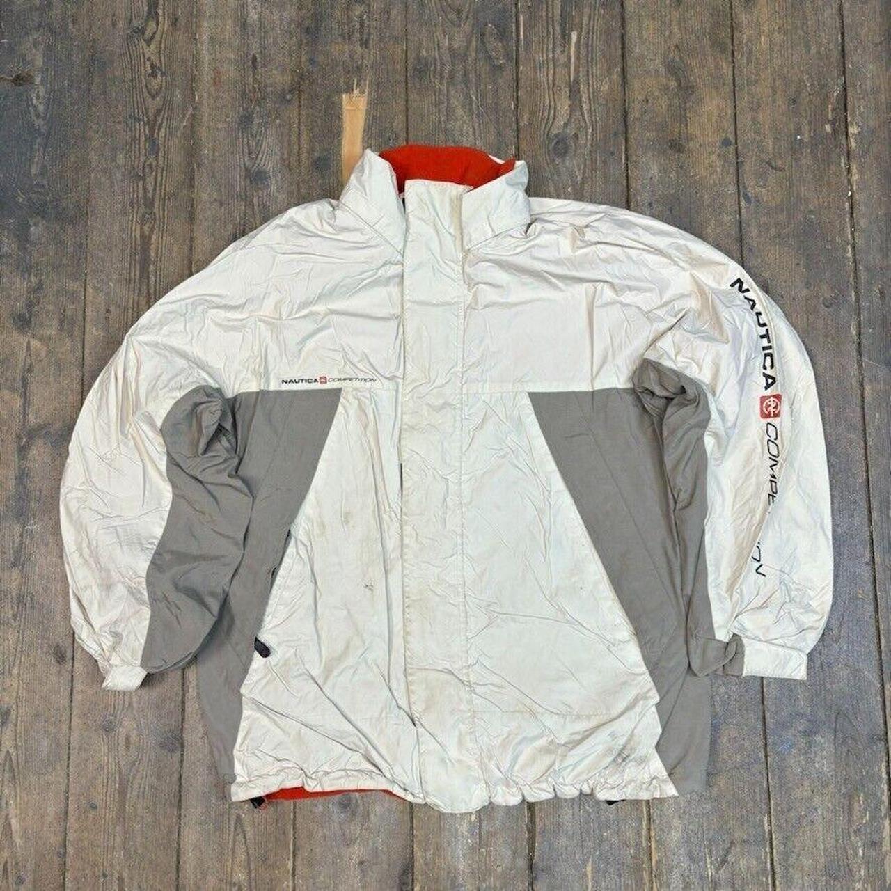 Nautica Rain Coat Fleece Lined Vintage Sailing... - Depop