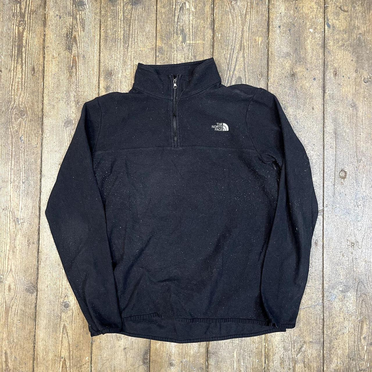 The North Face Fleece Half-Zip Outdoor Jacket,... - Depop