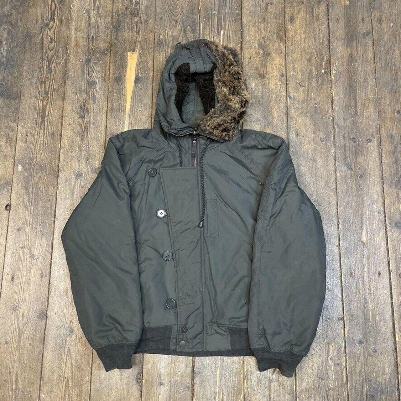 Vintage MA 2 Bomber Jacket Full Zip Outdoor Coat,... - Depop
