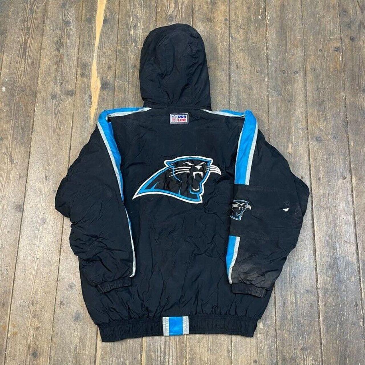 Starter NFL Puffer Coat Carolina Panthers Pro Sport... - Depop