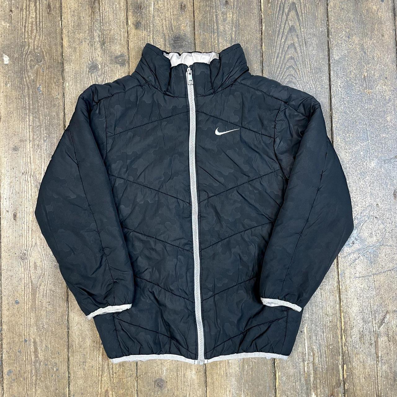 Nike Puffer Coat Swoosh Full-Zip Vintage Sports,... - Depop