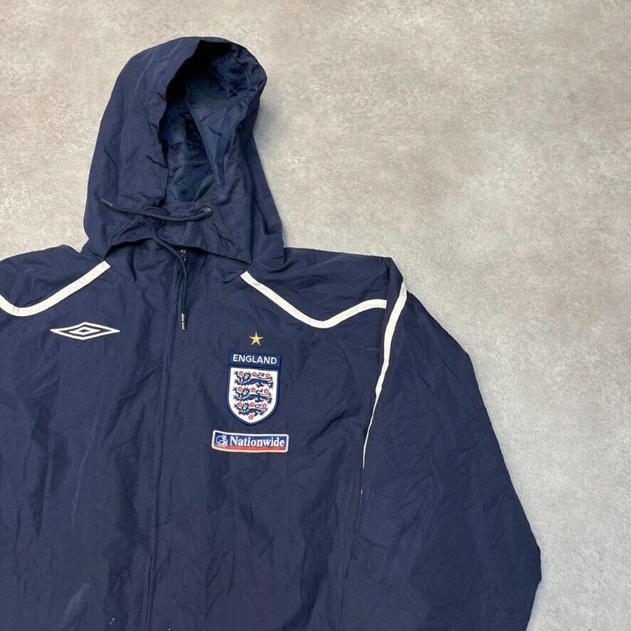 Umbro England Track Jacket Mens Full Zip Y2K... | Depop