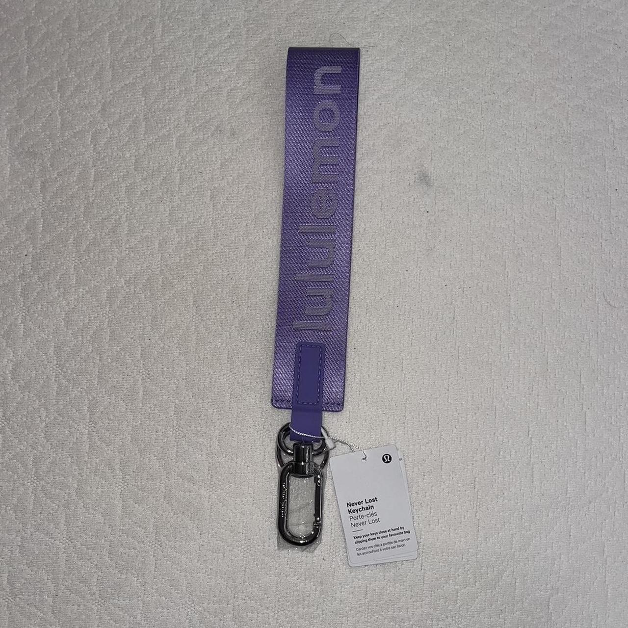 Lululemon Never Lost Keychain - color: dark... - Depop