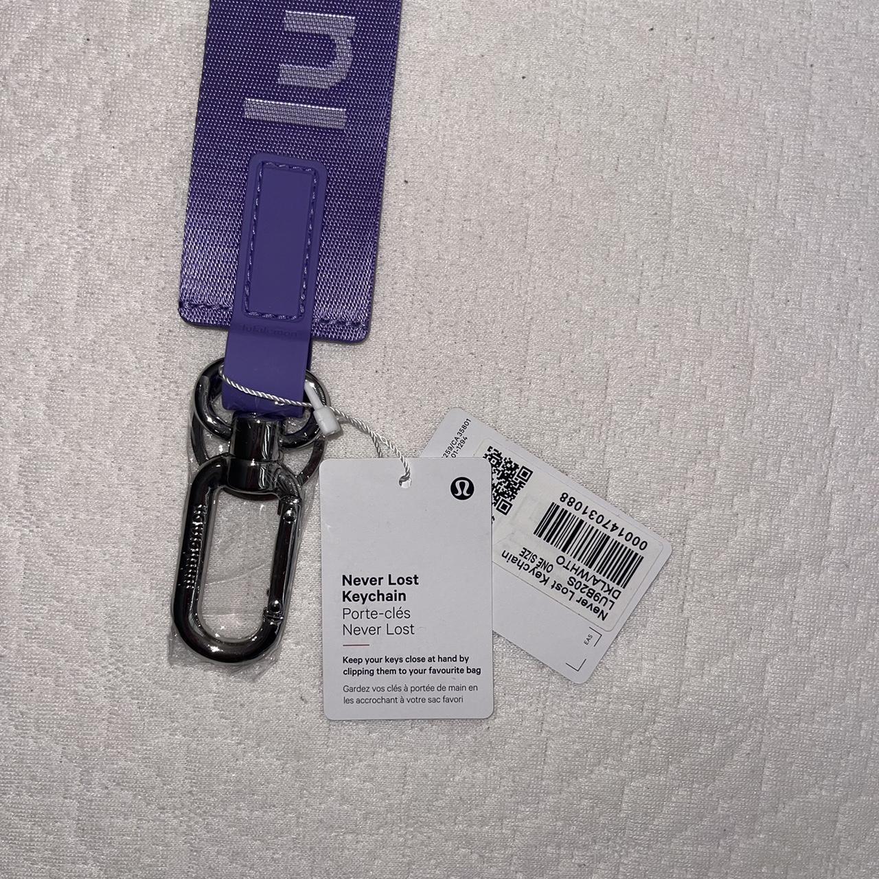 Lululemon Never Lost Keychain - color: dark... - Depop