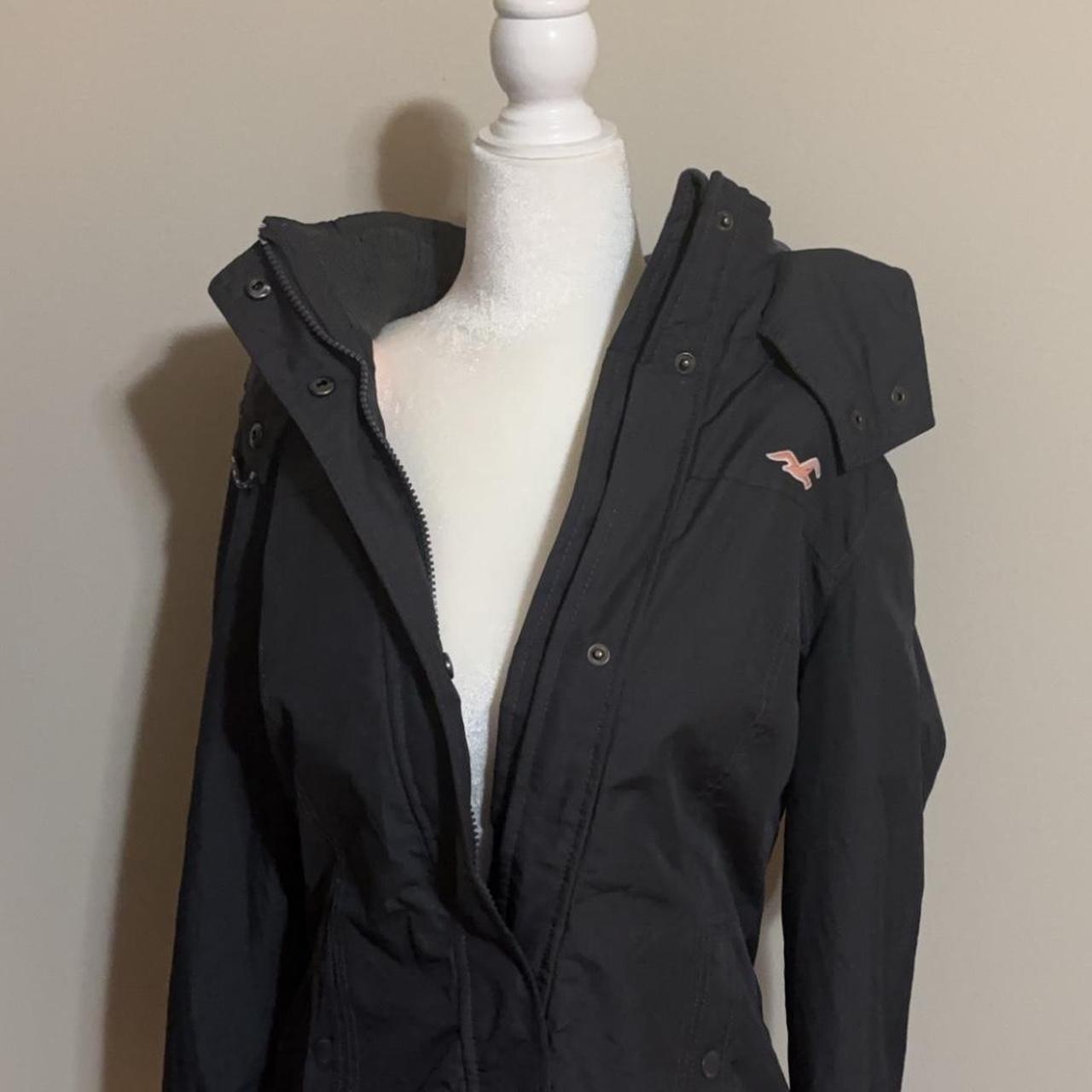 early 2000s hollister all weather jacket tagged size... | Depop