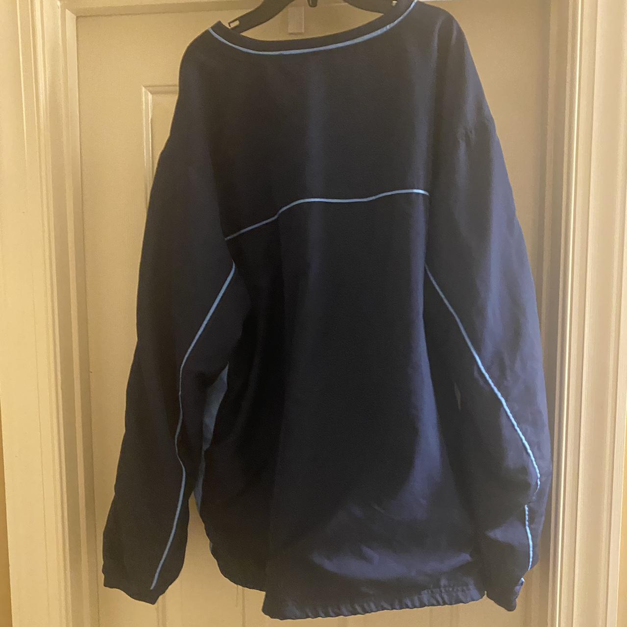 UNC navy blue athletic pullover fits a women’s... - Depop