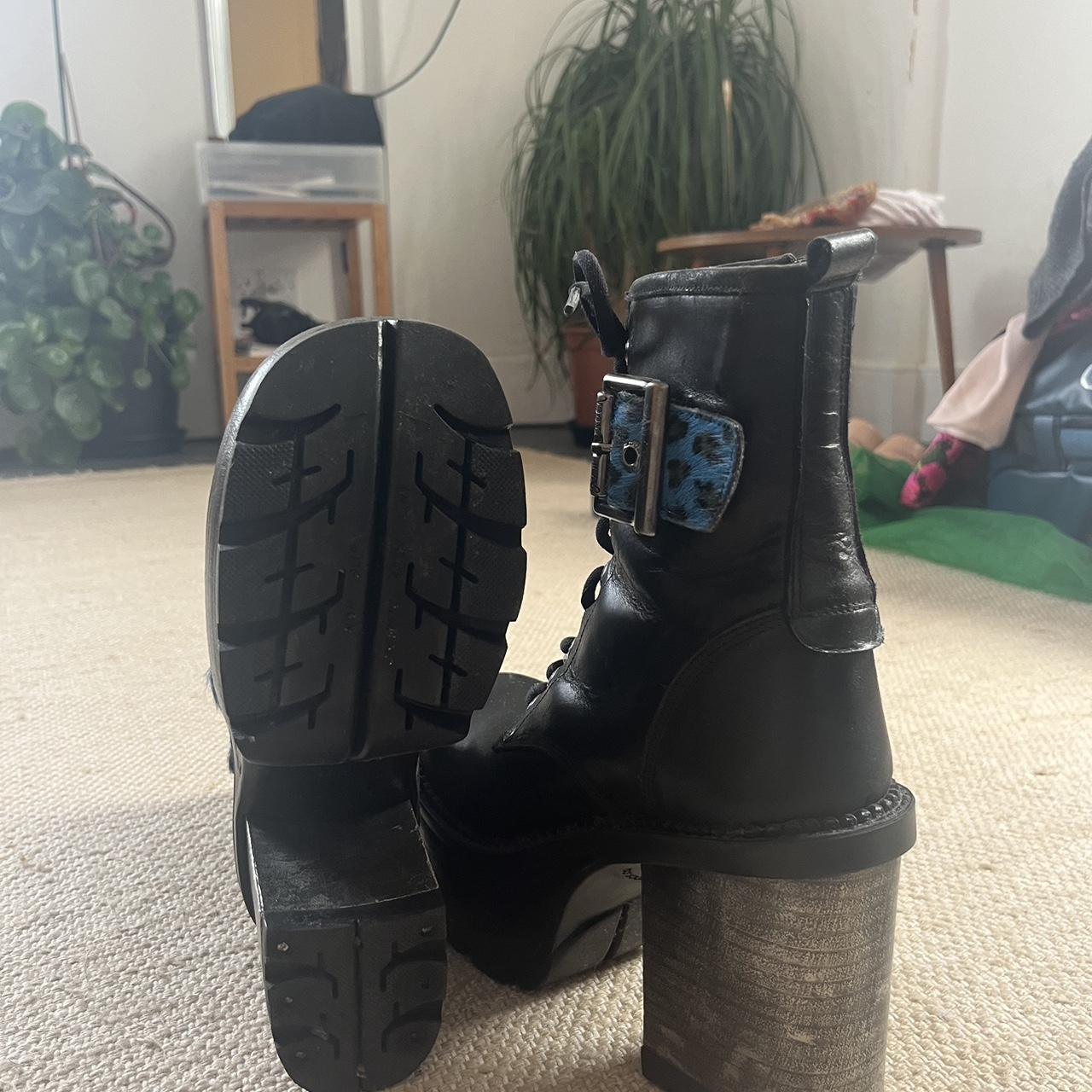 Rare stunning new rock platform heeled boots Huge... - Depop