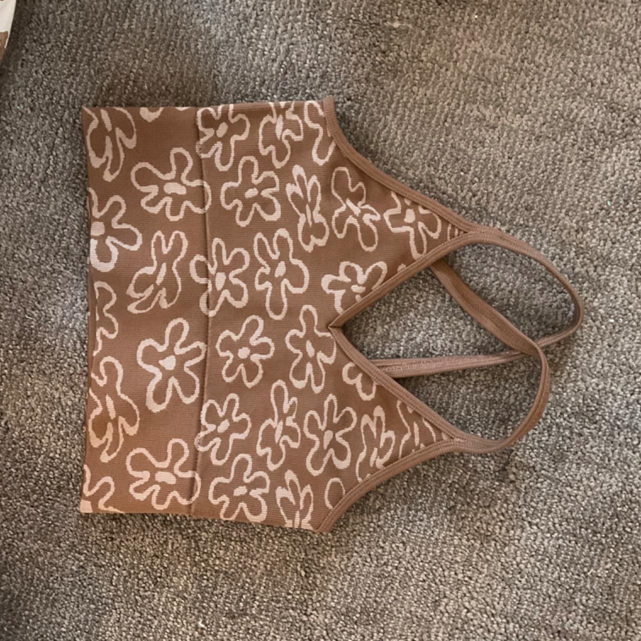 BROWN WORKOUT TANK FREE NEXT DAY SHIPPING💌 - Depop