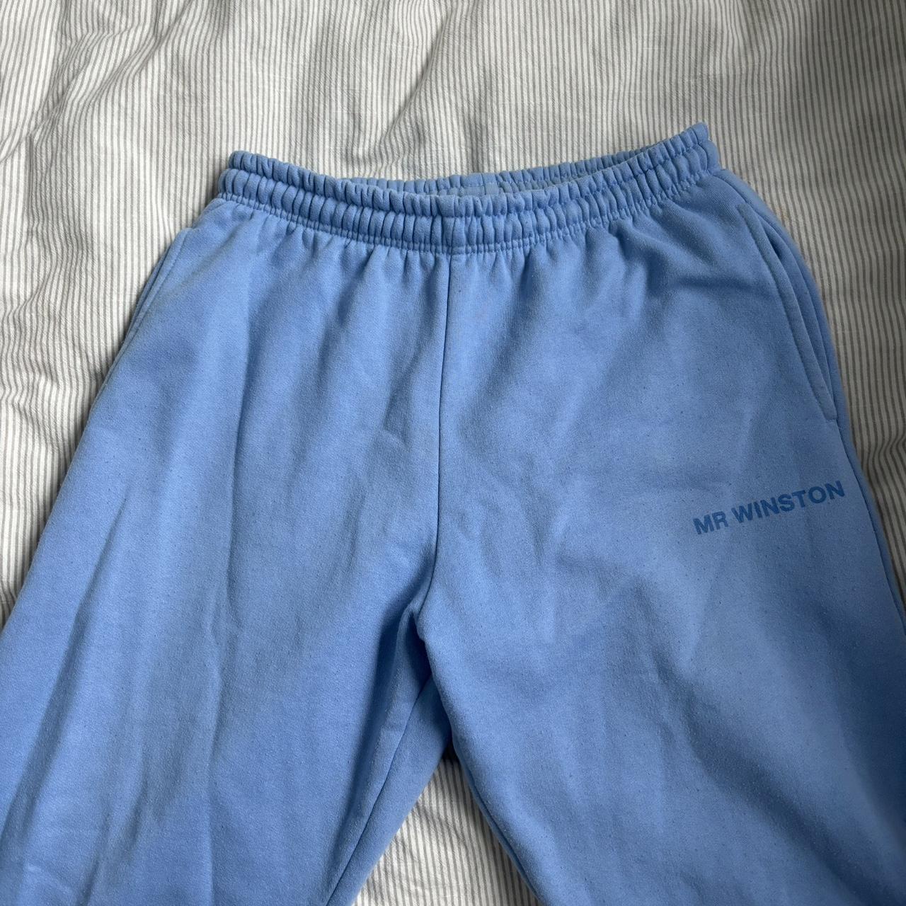 Mr winston blue trackies Size S Selling for $50 | Depop