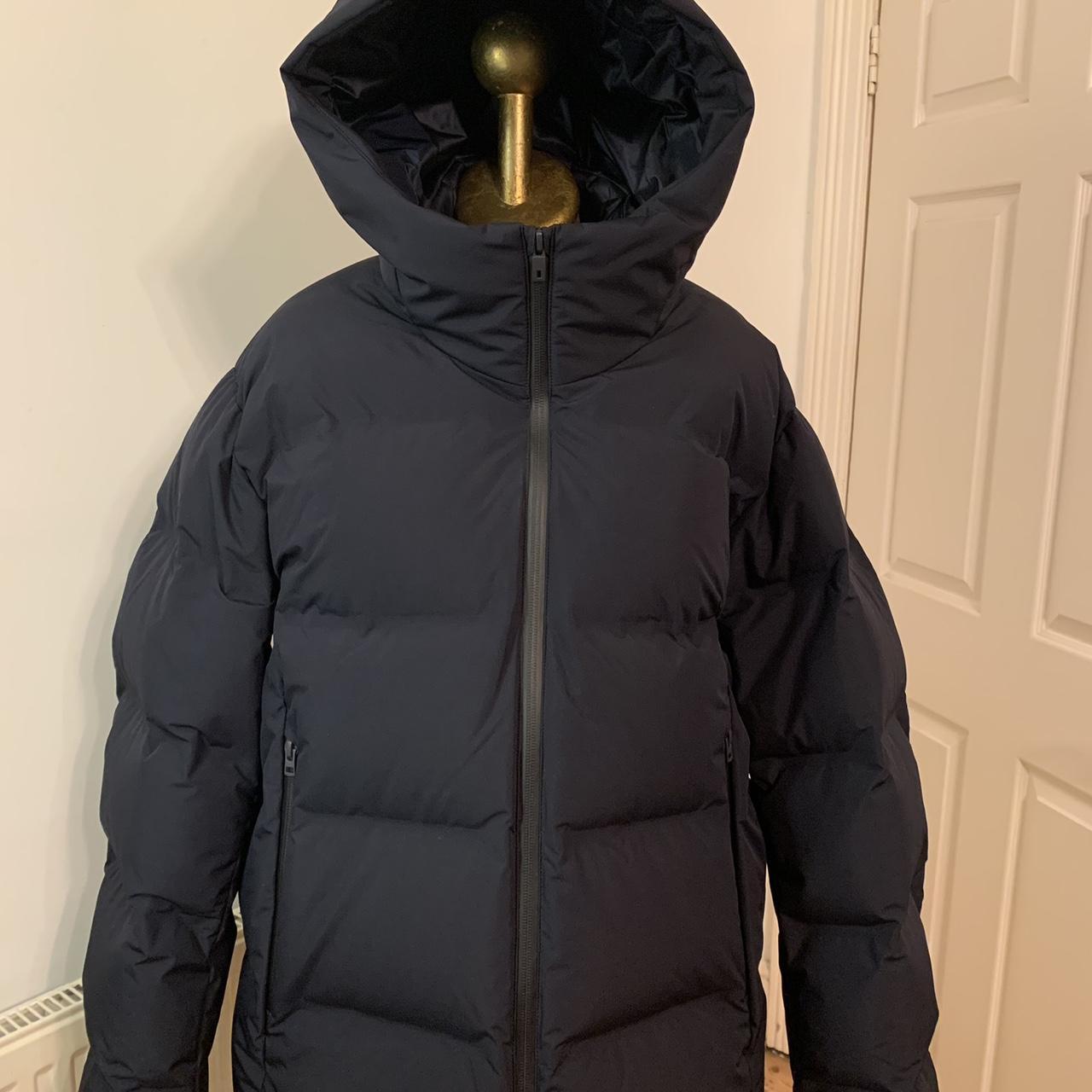 Uniqlo puffer. Navy blue. Brand new, no tags. Price... - Depop