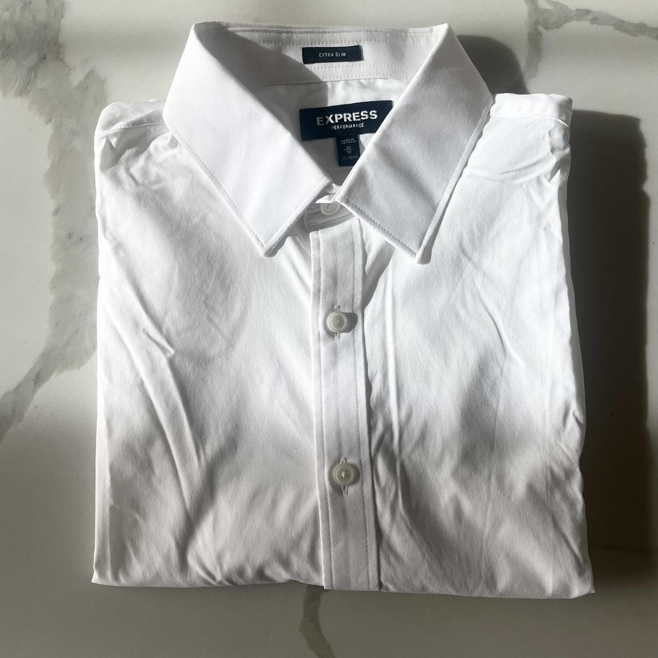 EXPRESS Extra Slim Performance Dress Shirt Only... - Depop