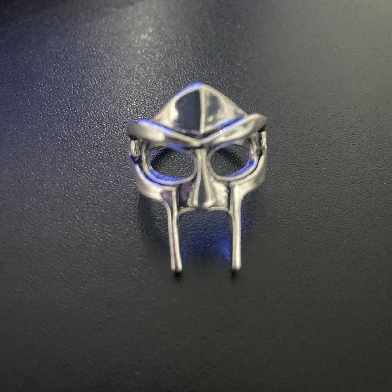 Adjustable MF Doom Ring Trendy Adjustable MF Doom... | Depop