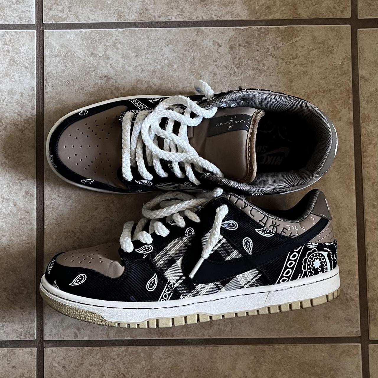 Nike Travis Scott x Dunk Low Premium QS SB 'Cactus... - Depop