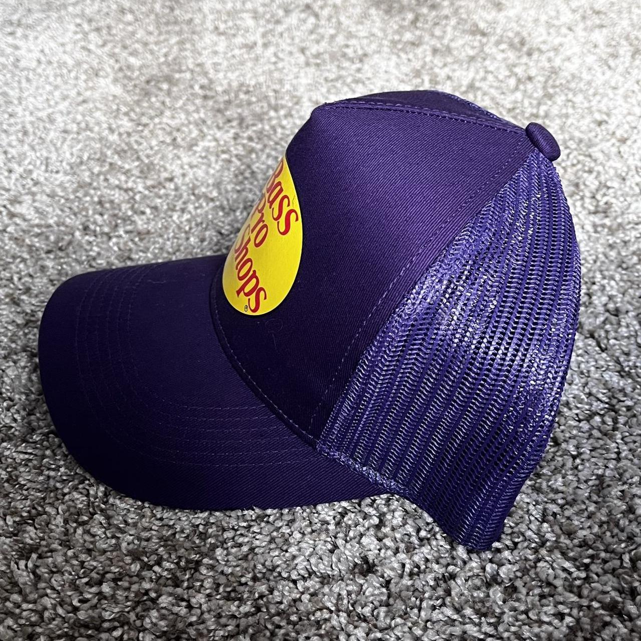 purple bass pro shops hat - Depop