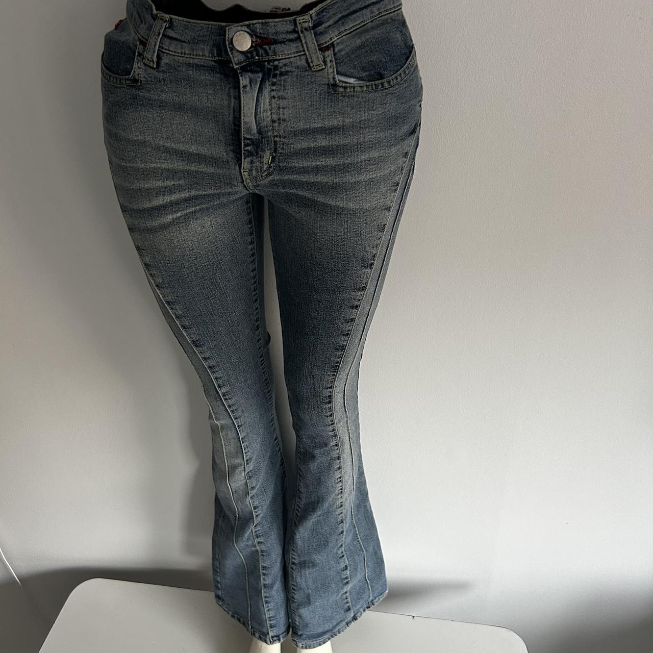 Vintage miss sixty flares jeans Bootcut jeans... - Depop