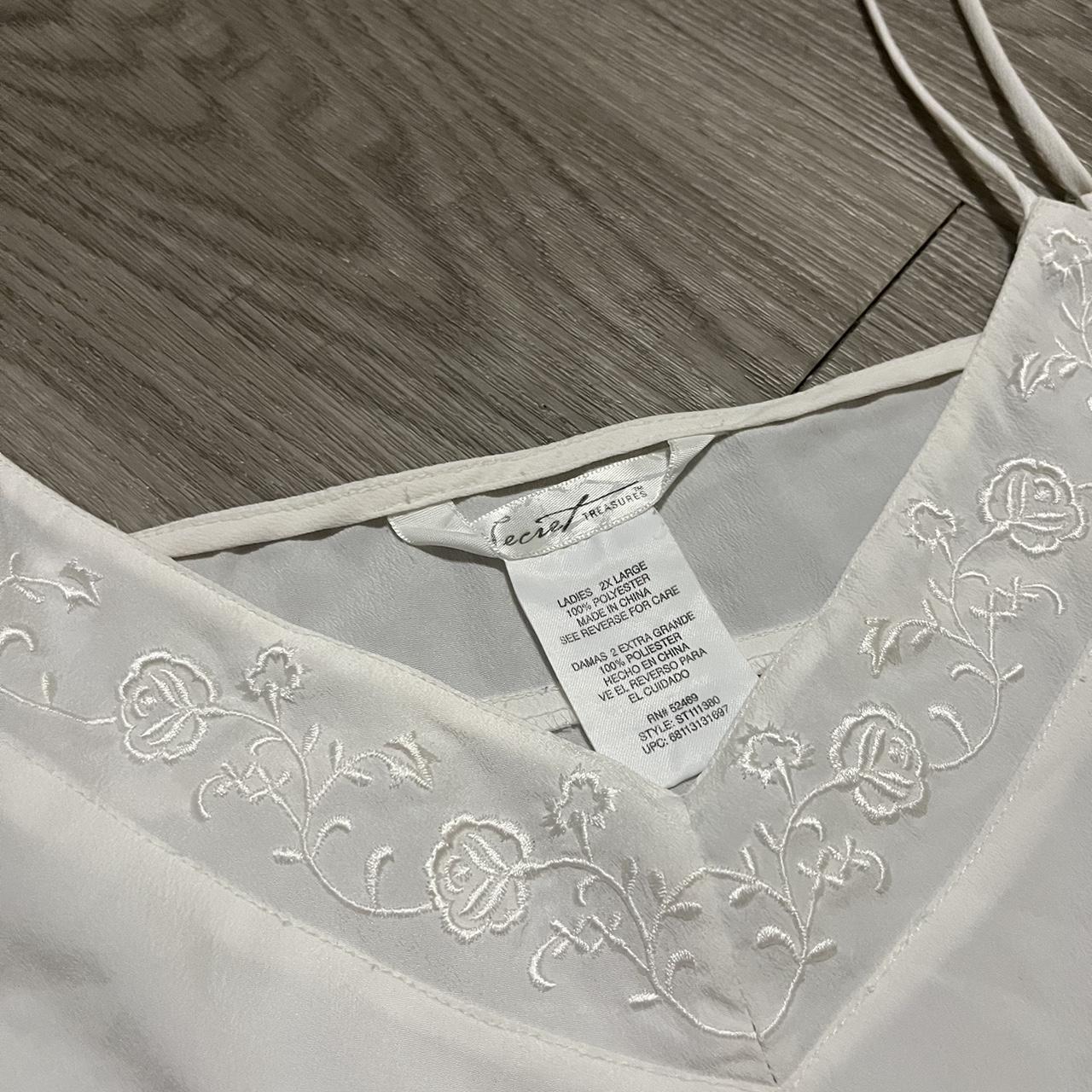 Secret Treasures Women's White Dress | Depop