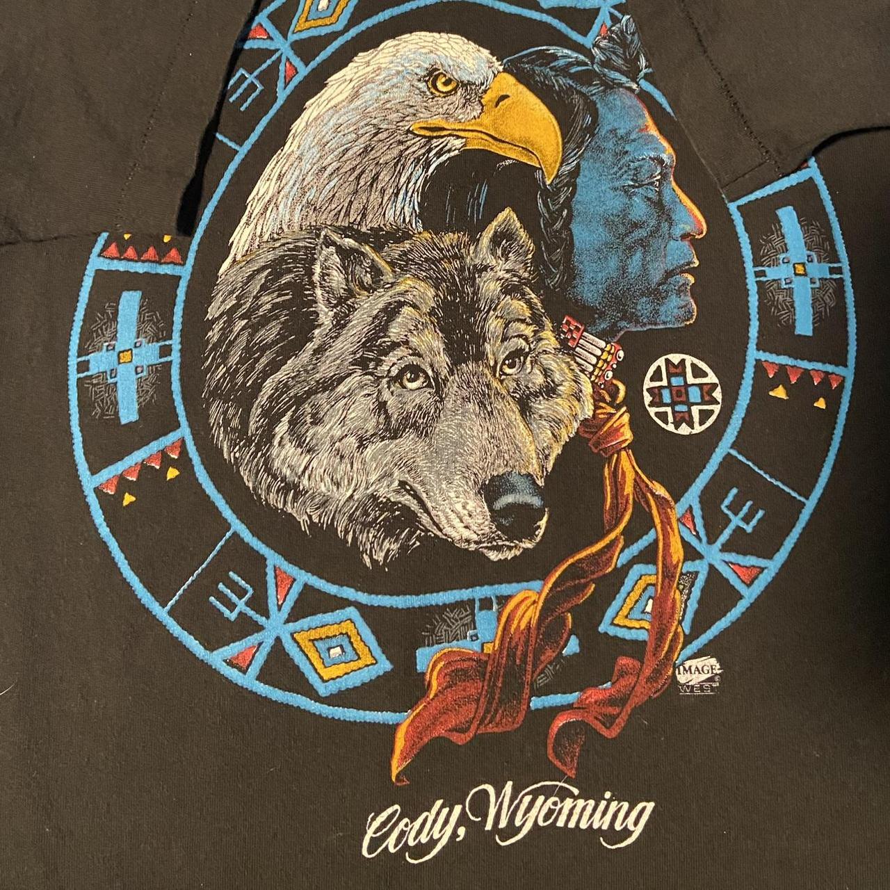 Vintage single stitch Cody Wyoming t-shirt •... - Depop