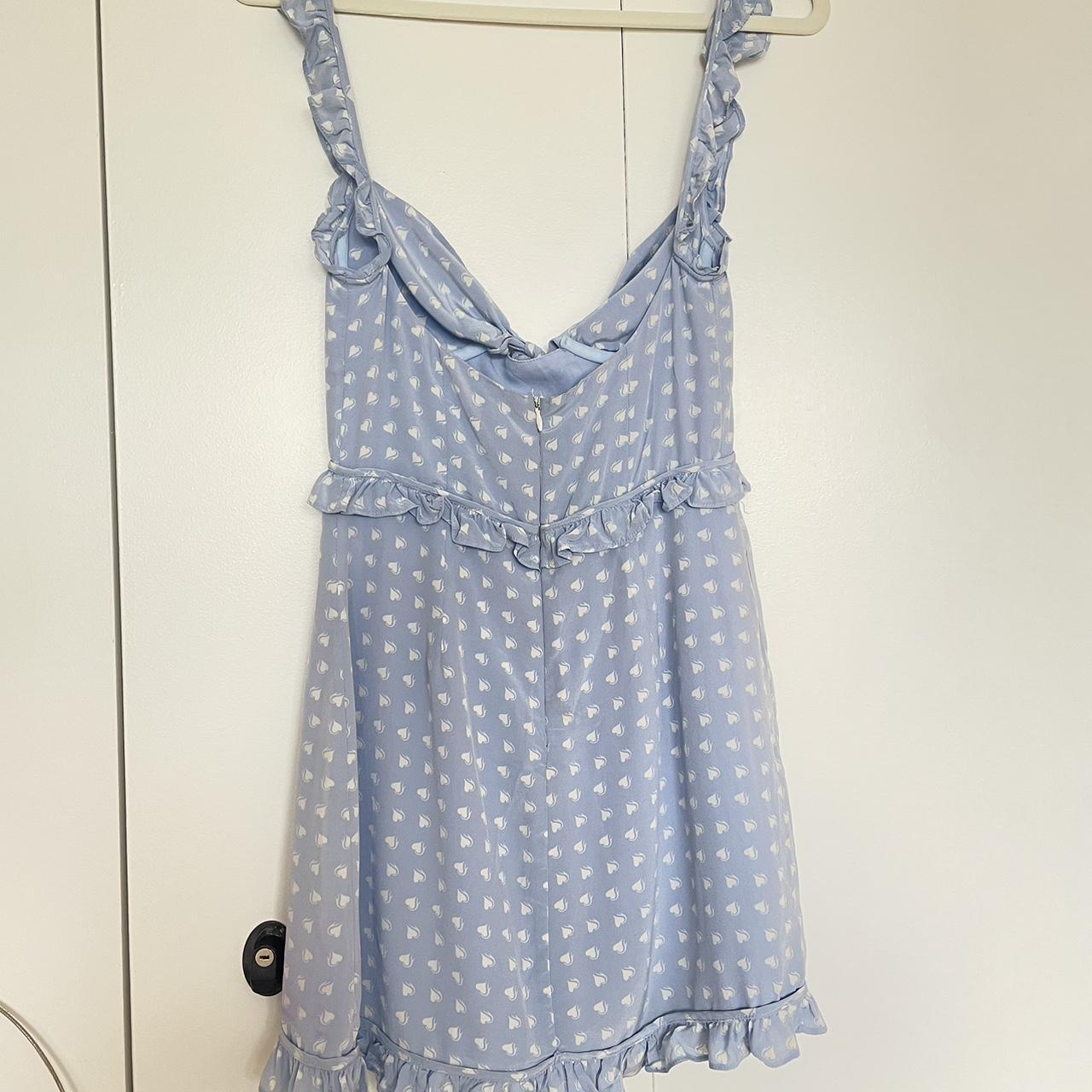 For Love and Lemon Baby Blue Dress #forloveandlemon... - Depop