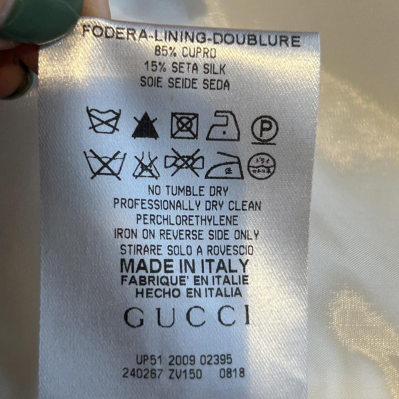 Authentic vintage Gucci biker jacket with detachable... - Depop