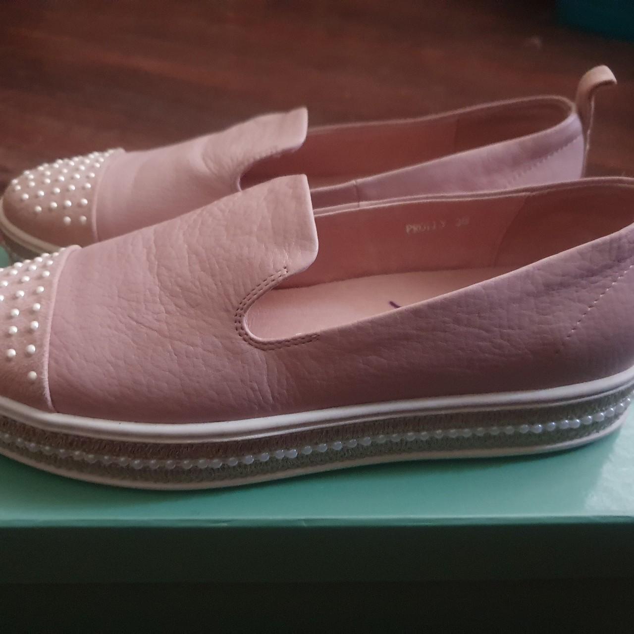 Midas Prolly Pale pink nude with pearls Size... | Depop