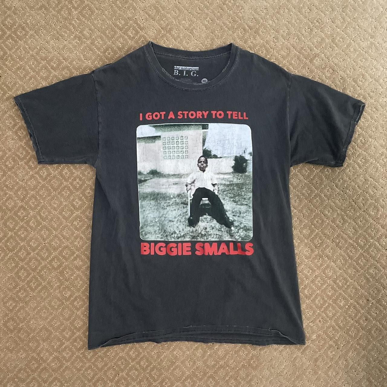Biggie Smalls Tee Medium (Fits Big) Like New Ships... - Depop