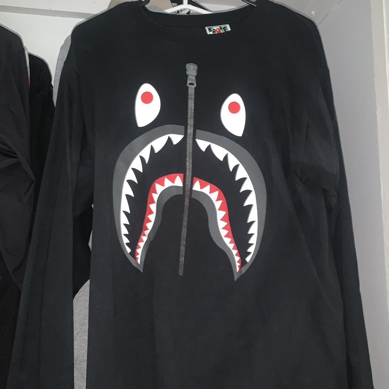 REPOP! BAPE long sleeve tee Authentic Size M - Depop