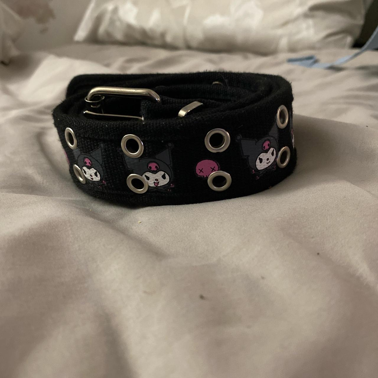 Black Kuromi belt size Large - Depop