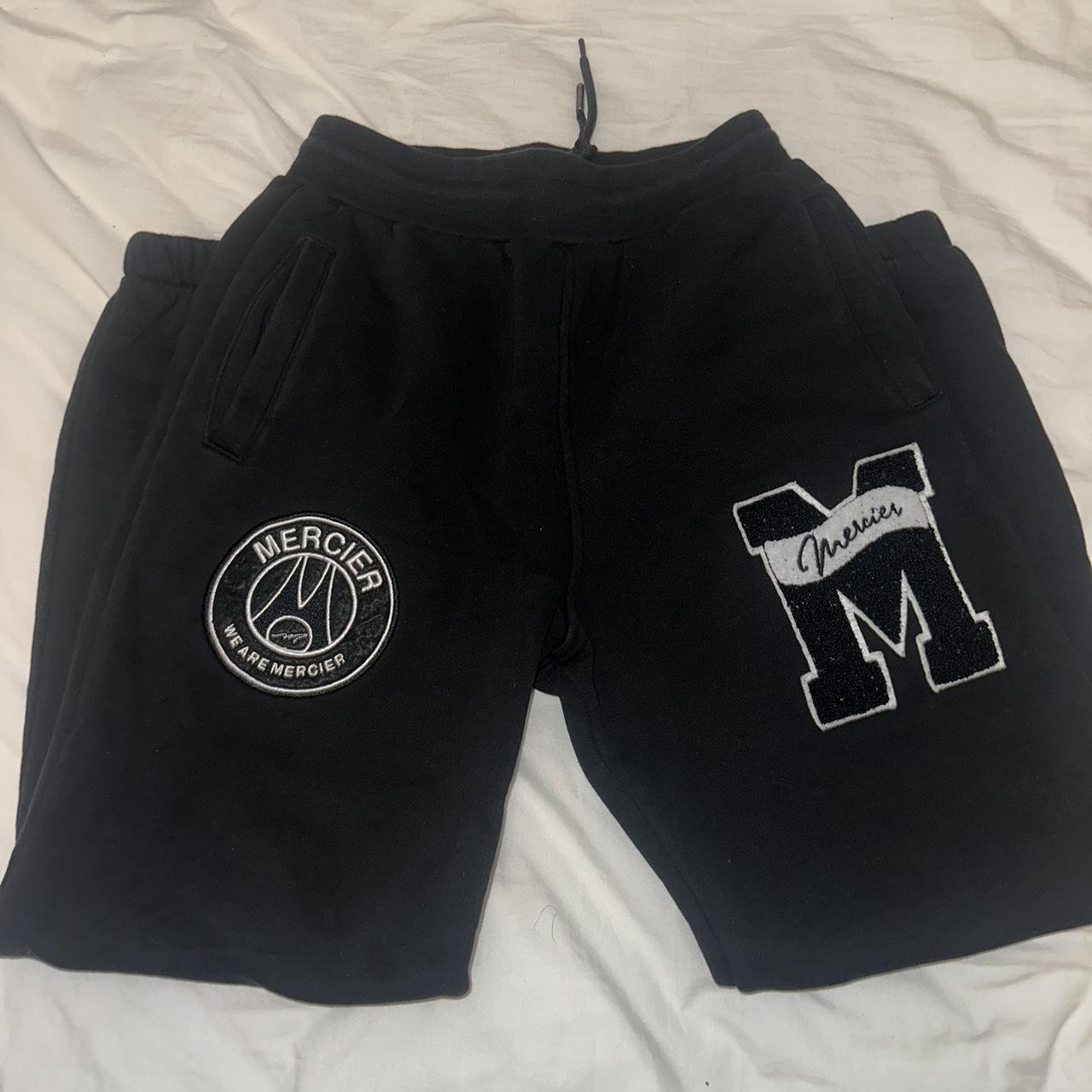 BLACK MERCIER TRACK PANTS SIZE SMALL GREAT CONDITION - Depop