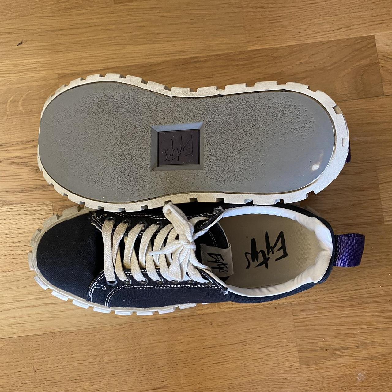 Eytys Women's Black and White Trainers | Depop