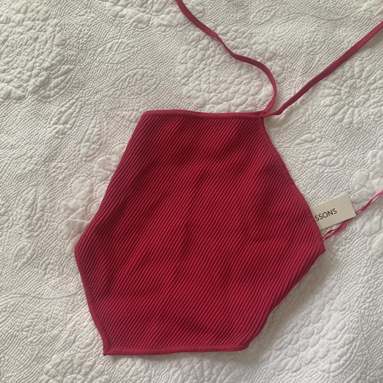 Glassons pink halter top (Brand new with tags) size... - Depop