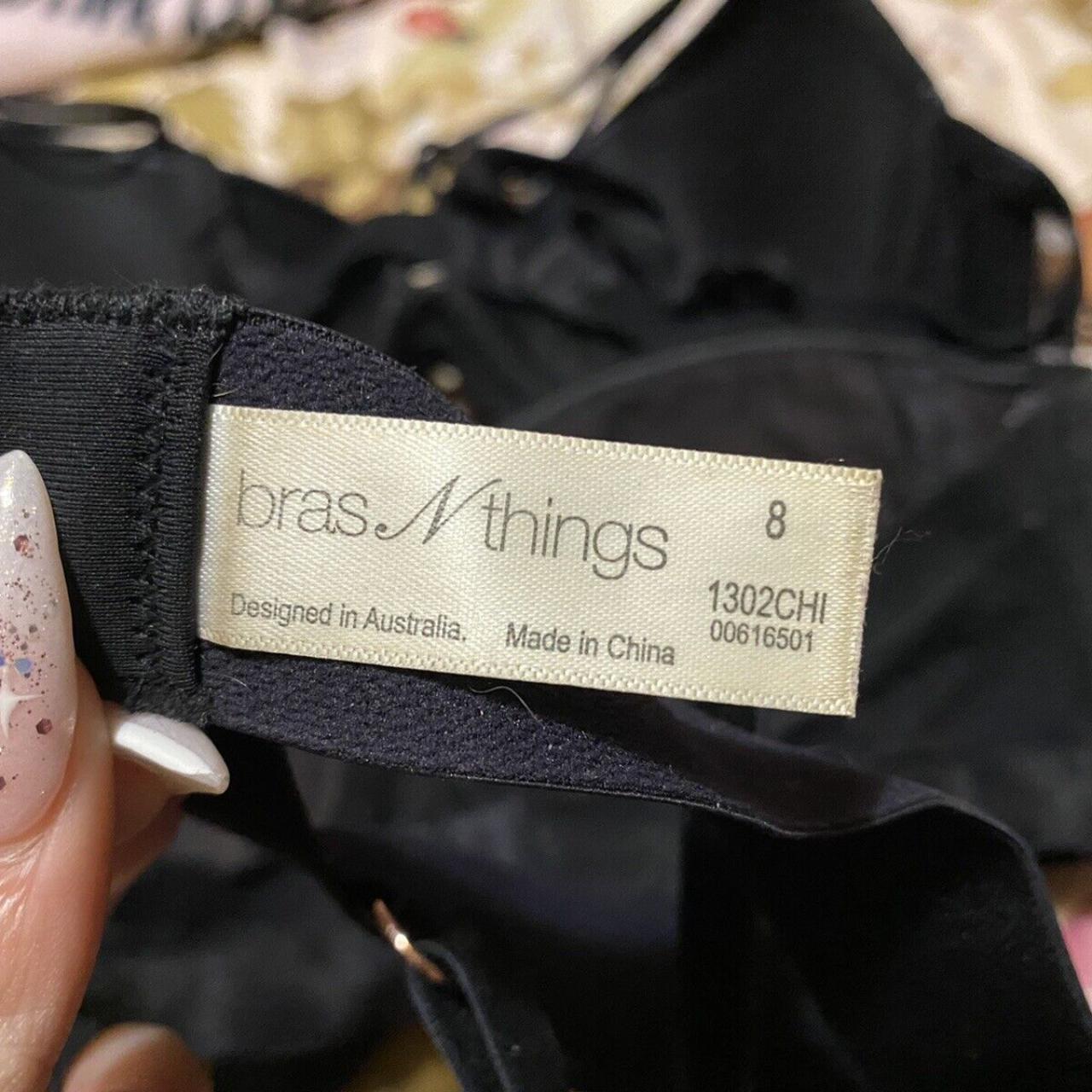 1.Playboy black satin ribbon bra-10c. Purchased... - Depop