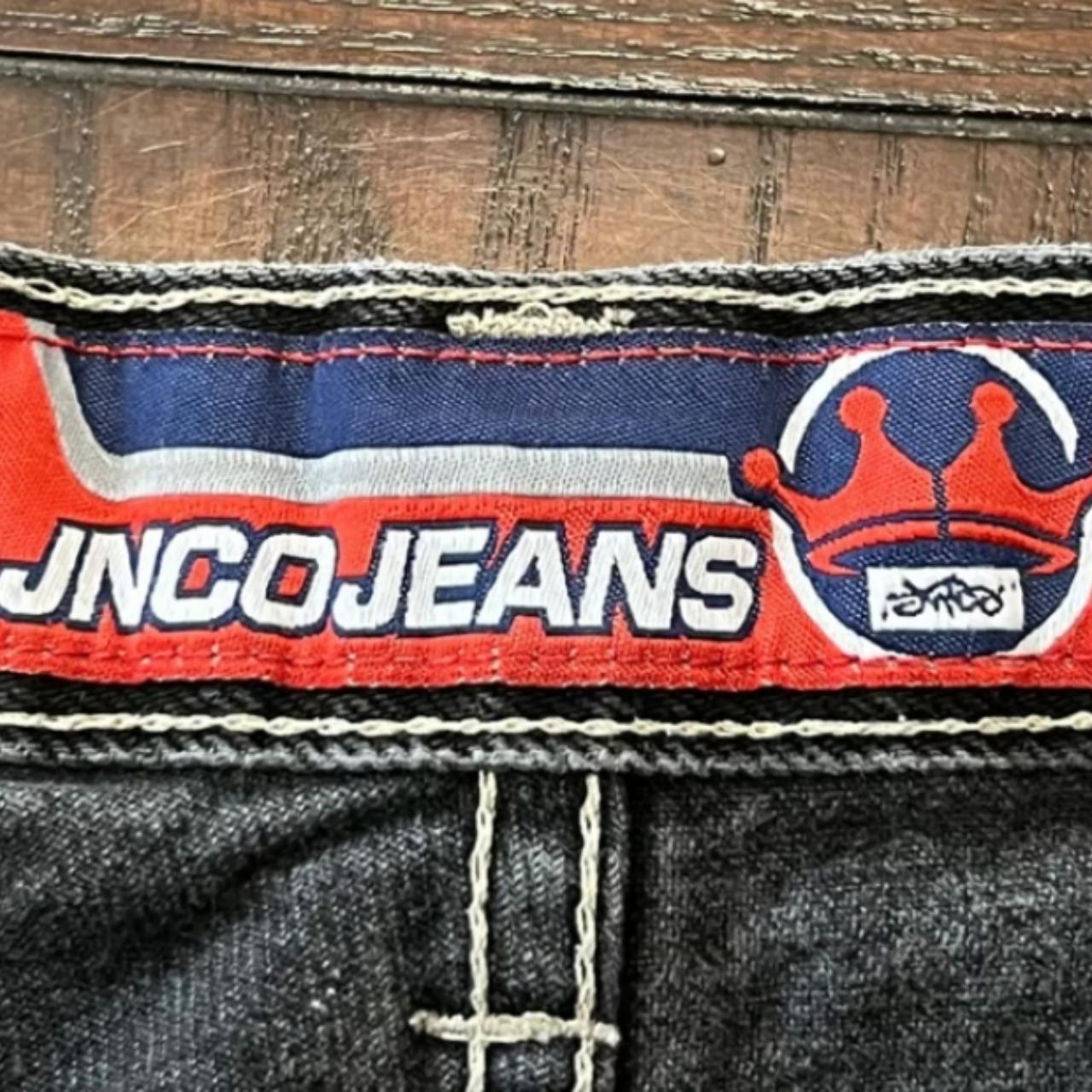 JNCO Jeans 8 Ball Bulldog Embroidered Patch Black... - Depop
