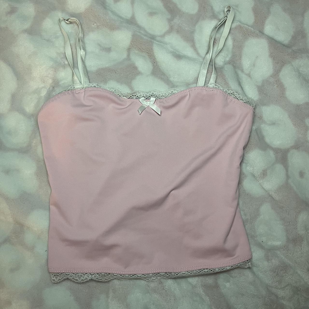 Light pink tank top Size XS - Depop