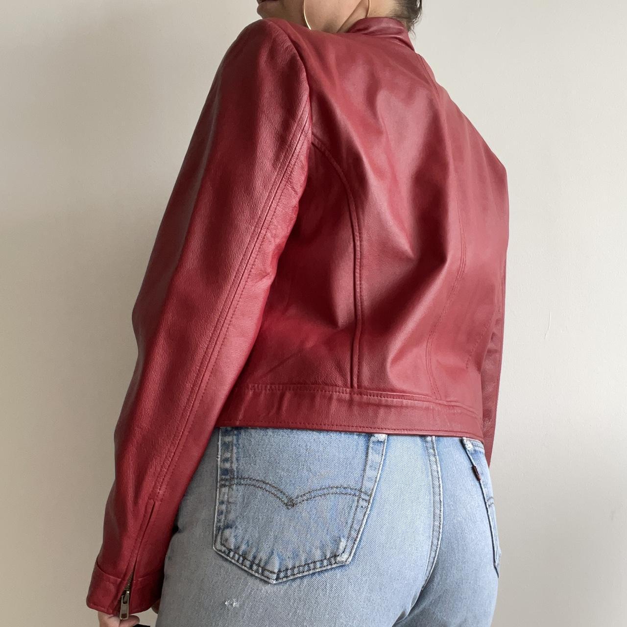 Miss Selfridge Women's Red Jacket | Depop