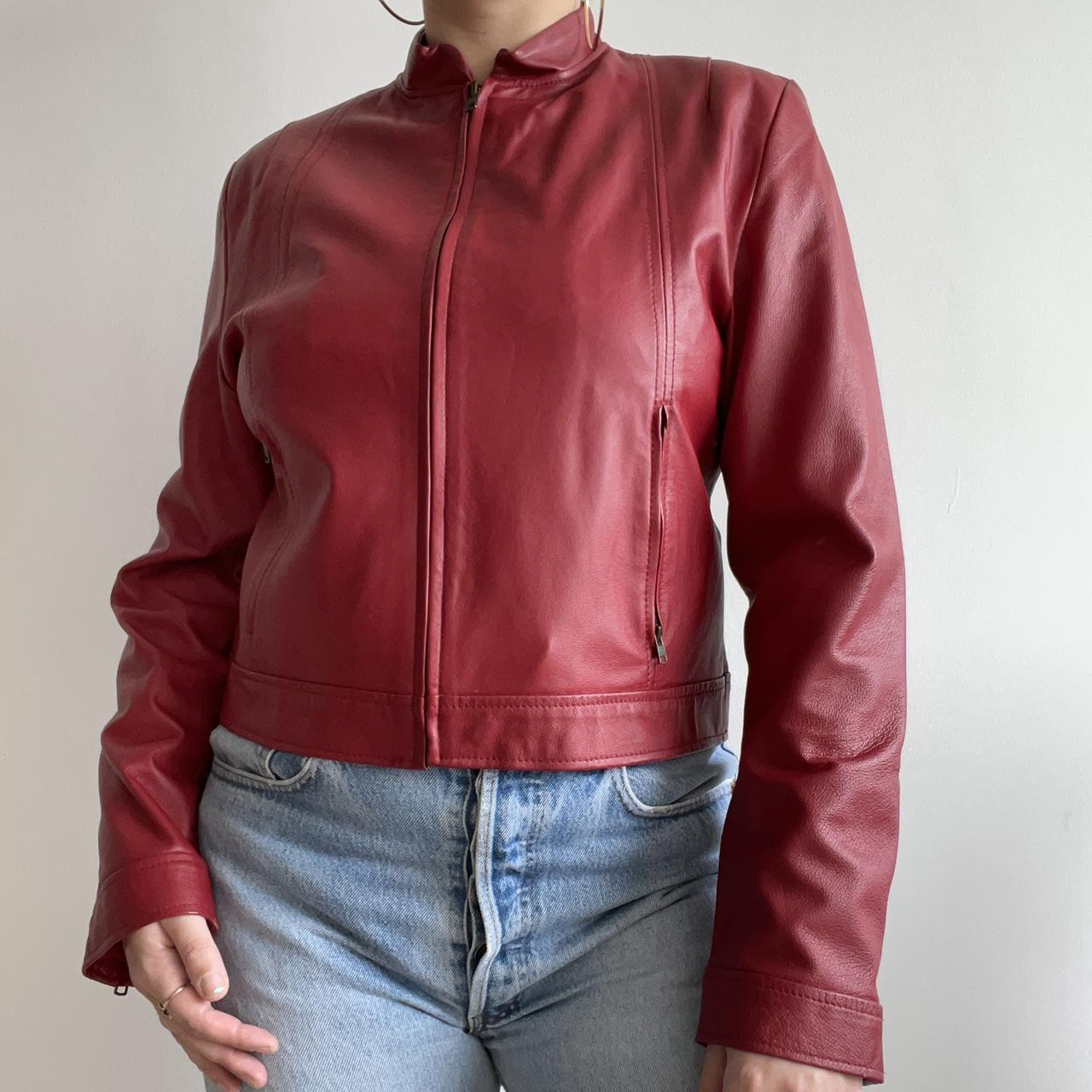 Miss Selfridge Women's Red Jacket | Depop
