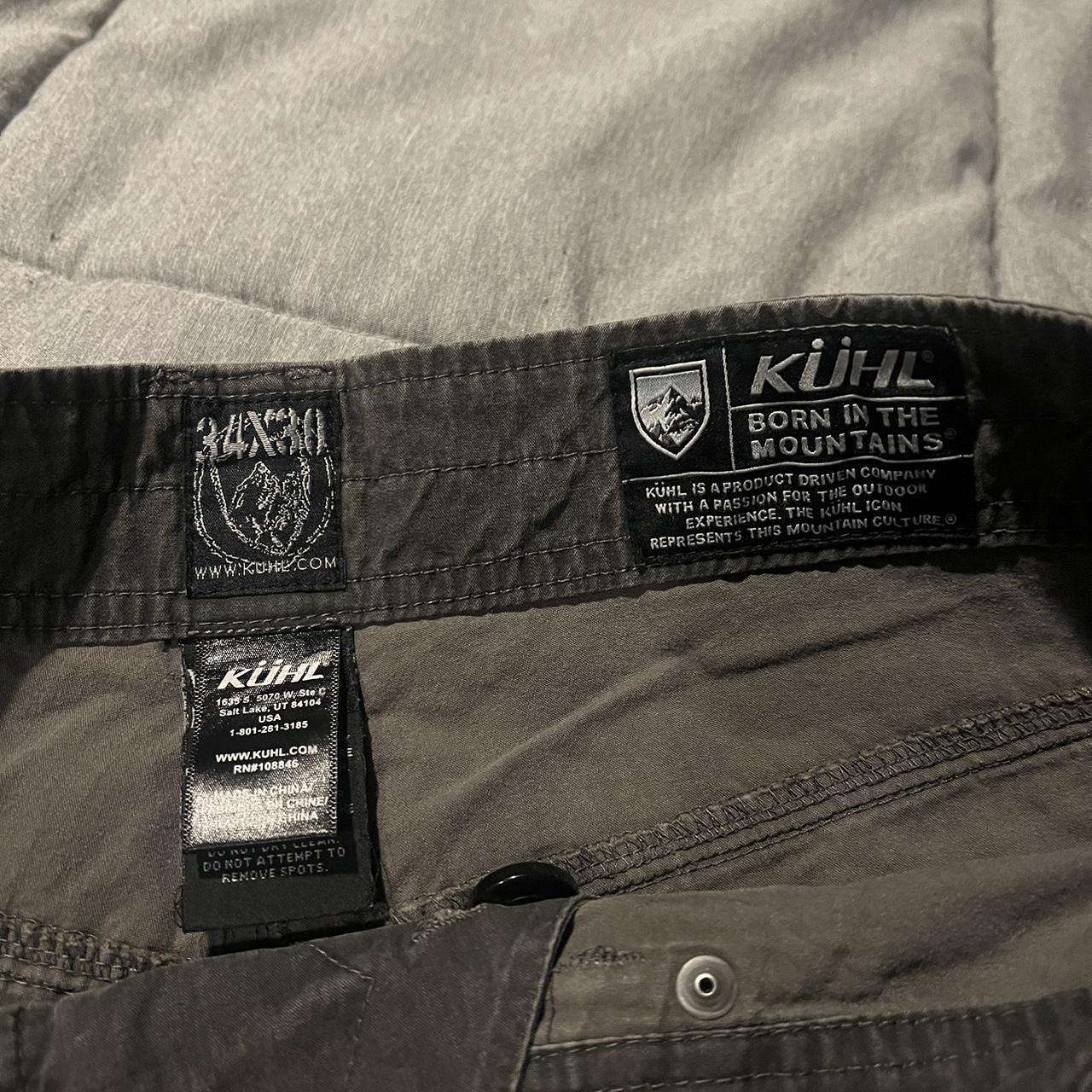 Kuhl grey pants 33x32 great condition - Depop
