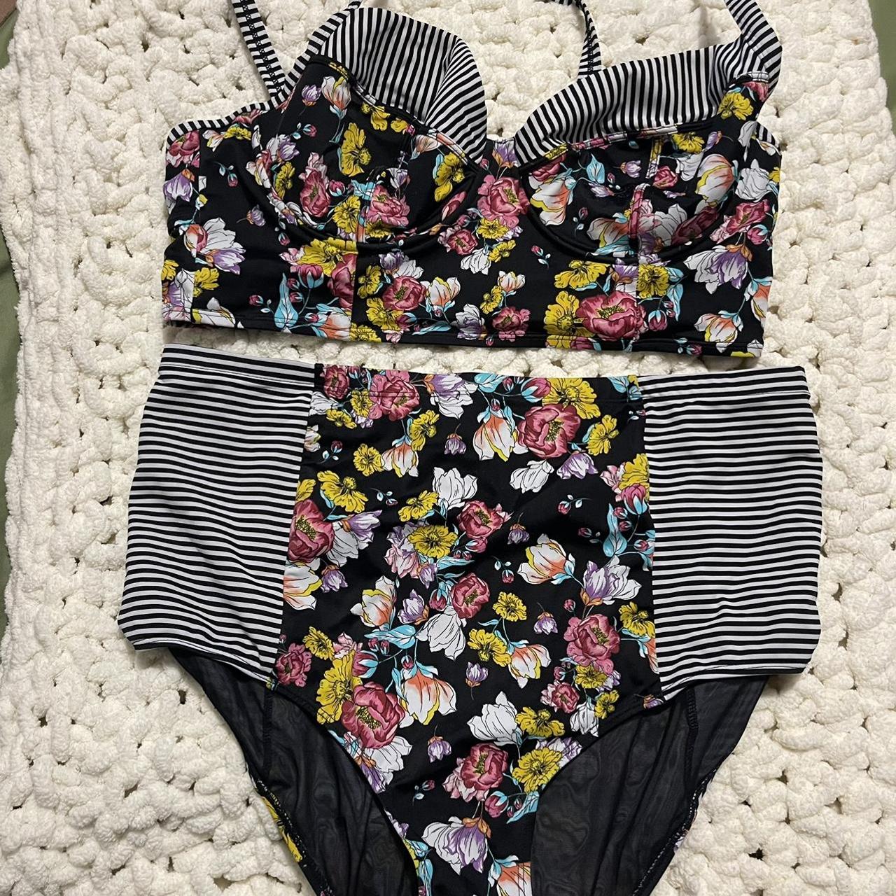 Torrid Women's Black Bikinis-and-tankini-sets | Depop