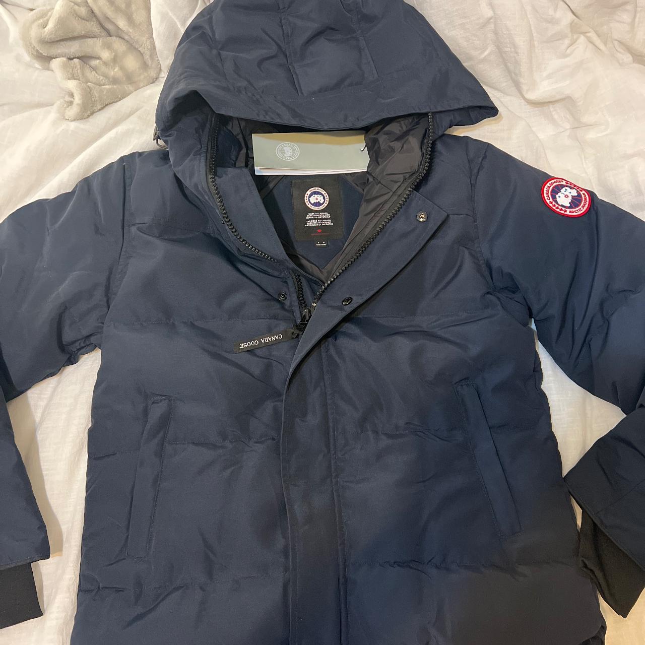 Large Navy Canada Goose Jacket - Slightly Used,... - Depop