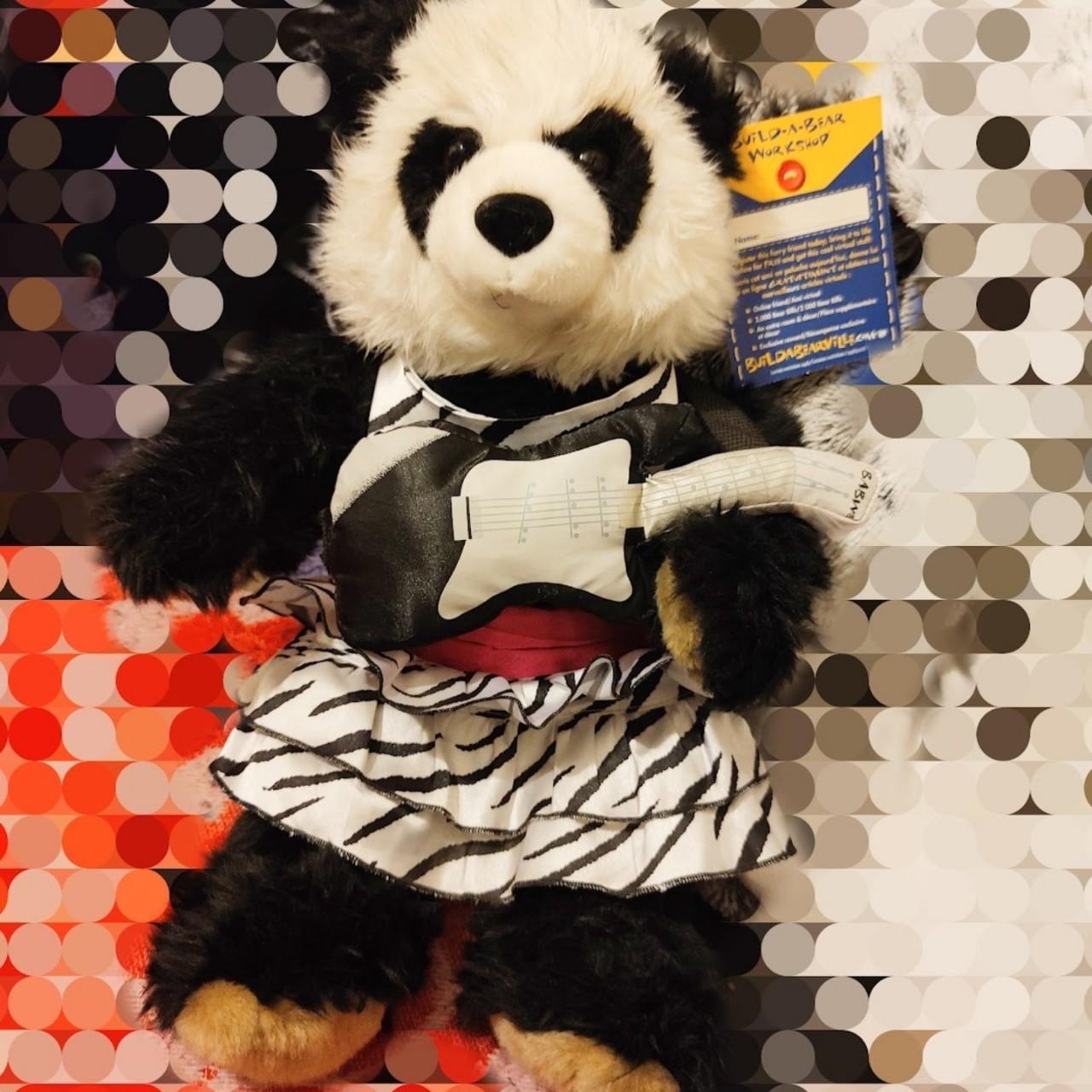 REDUCED - Punky Panda from build a Bear with dress... - Depop