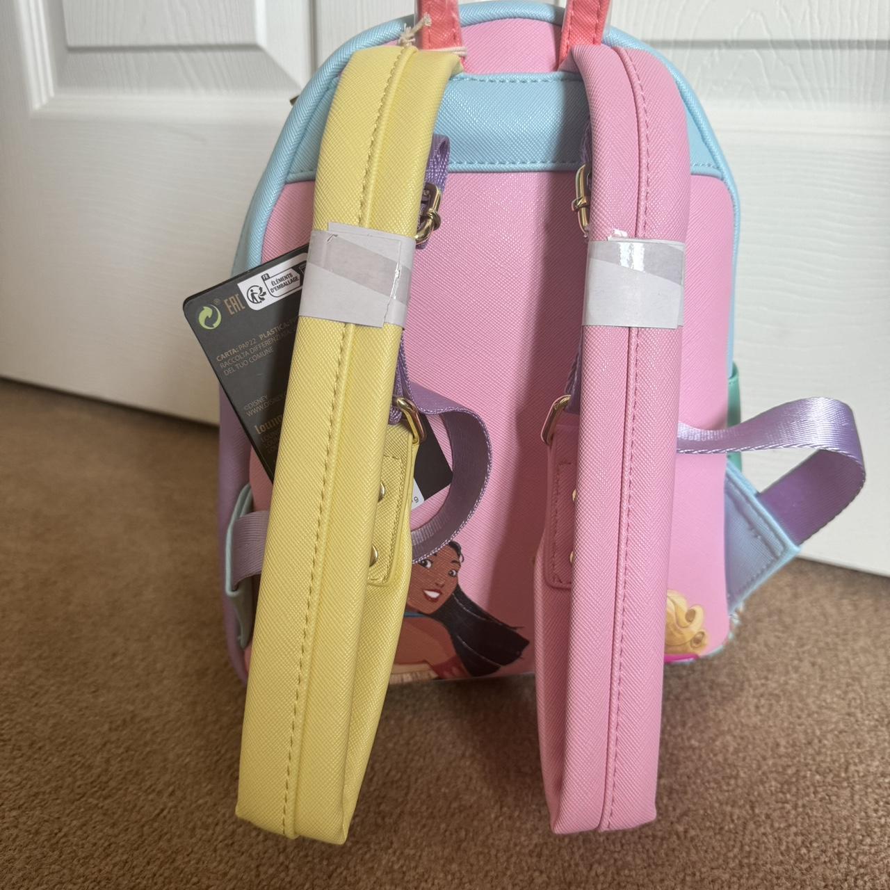 NWT Colorful Princess Collage Loungefly Set Includes... - Depop